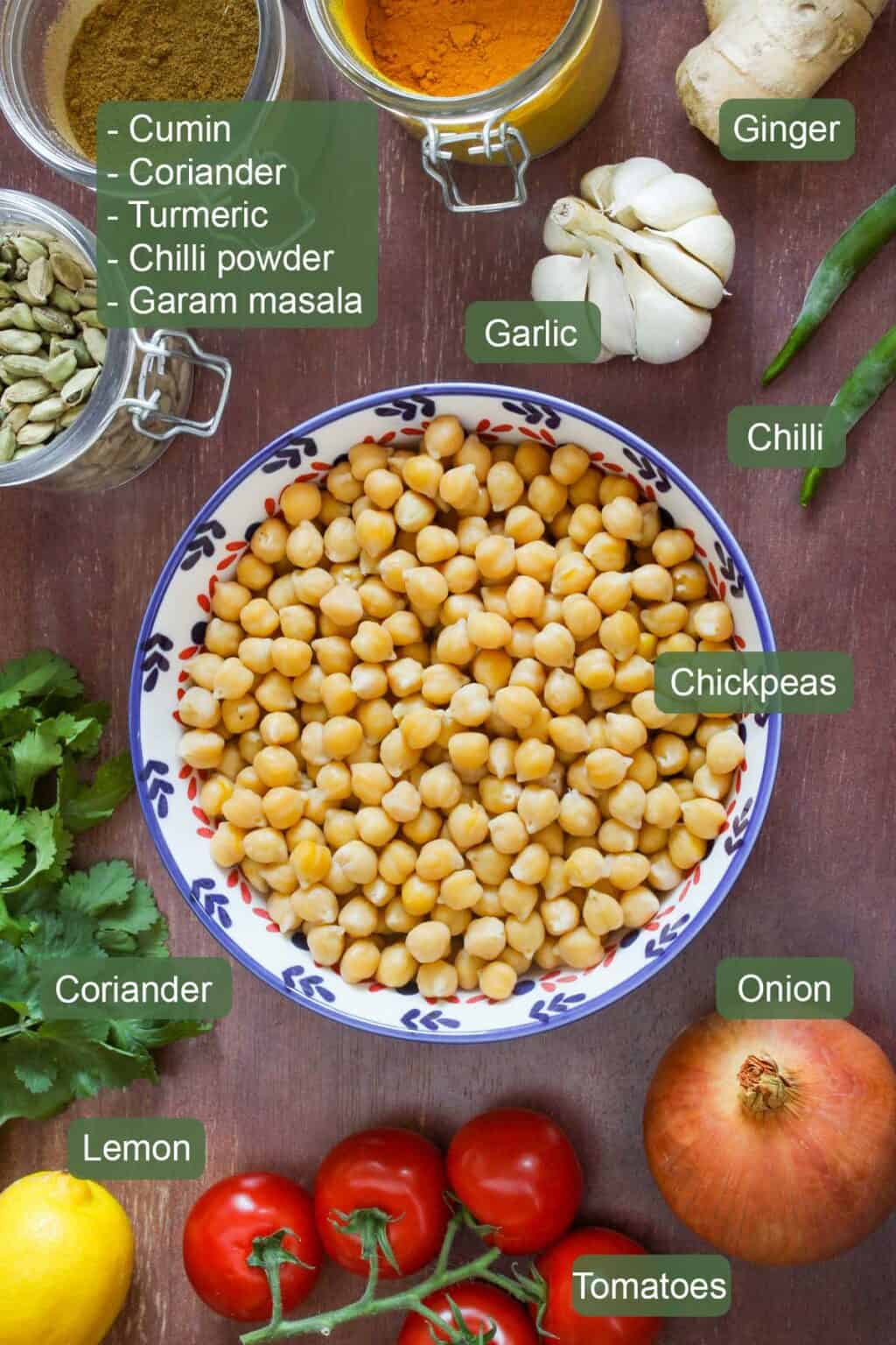 Easy Vegan Chana Masala (Chickpea Curry) - The Pesky Vegan