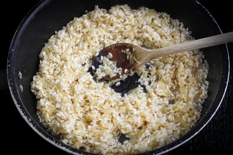 Smoked Tofu Risotto with Lemon & Basil (Dairy-Free) - The Pesky Vegan