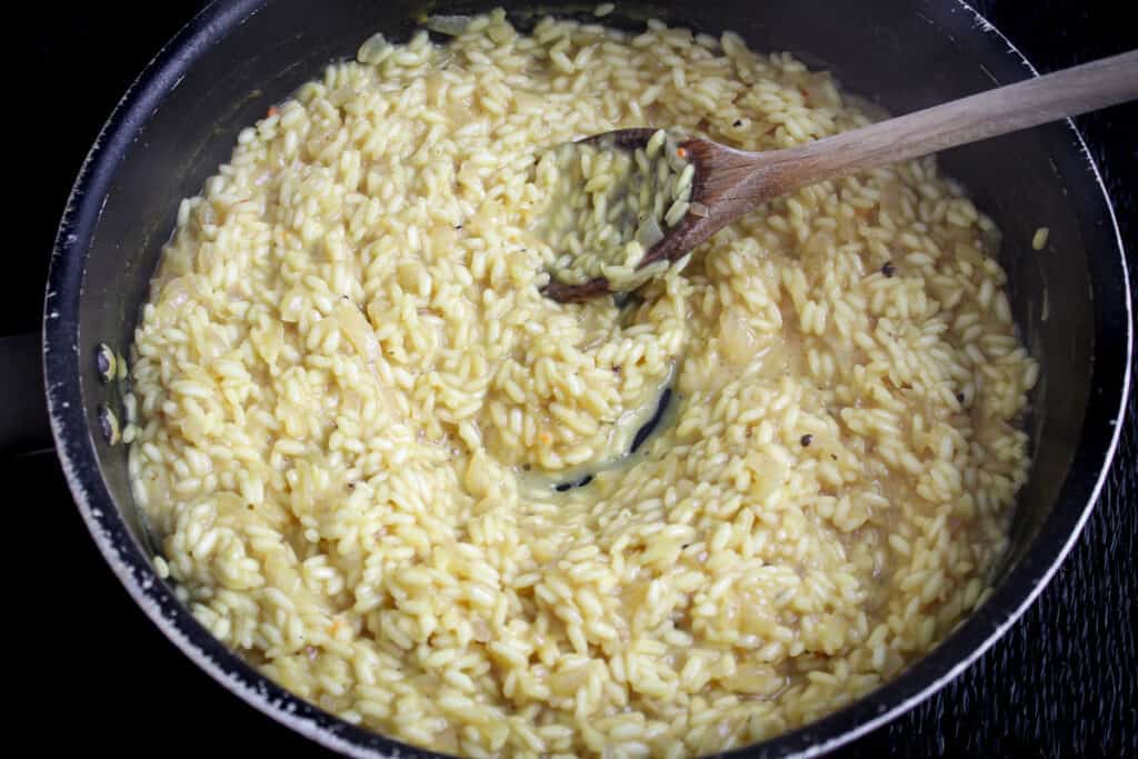 Smoked Tofu Risotto with Lemon & Basil (Dairy-Free) - The Pesky Vegan