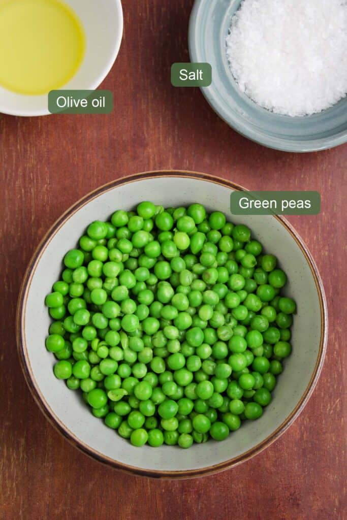 Oven-Roasted Peas (from Frozen) - The Pesky Vegan