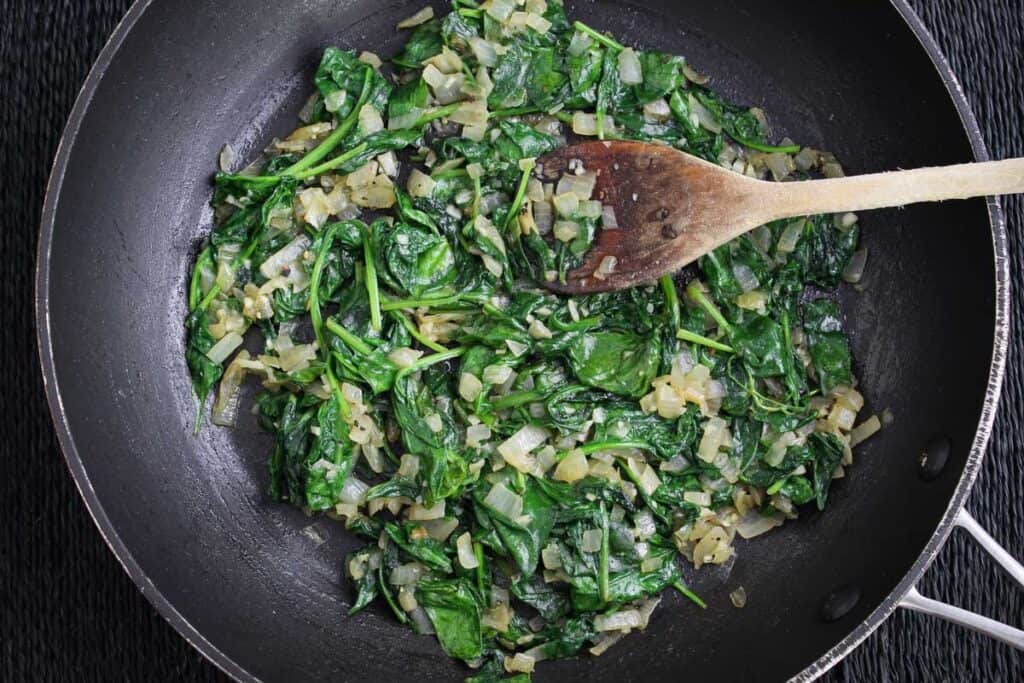 Spinach Couscous with Lemon and Garlic - The Pesky Vegan