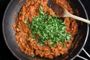 Easy Zaalouk with Cumin and Caraway - The Pesky Vegan