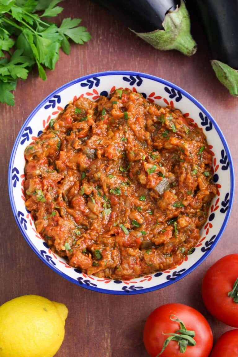 Easy Zaalouk with Cumin and Caraway - The Pesky Vegan