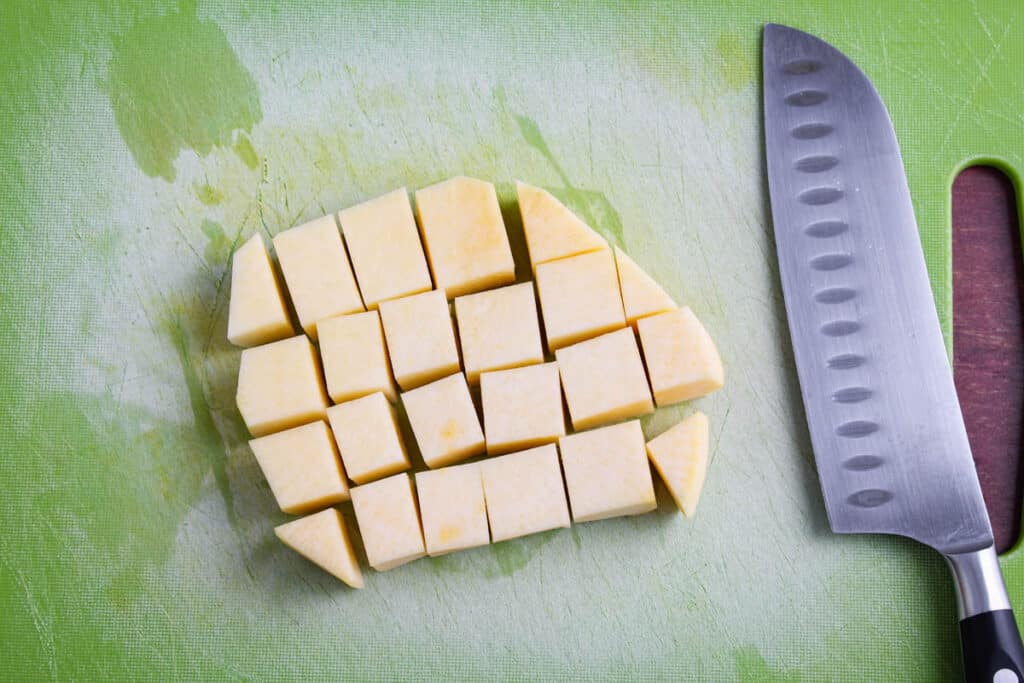 Neeps Recipe (Mashed Swede) - The Pesky Vegan